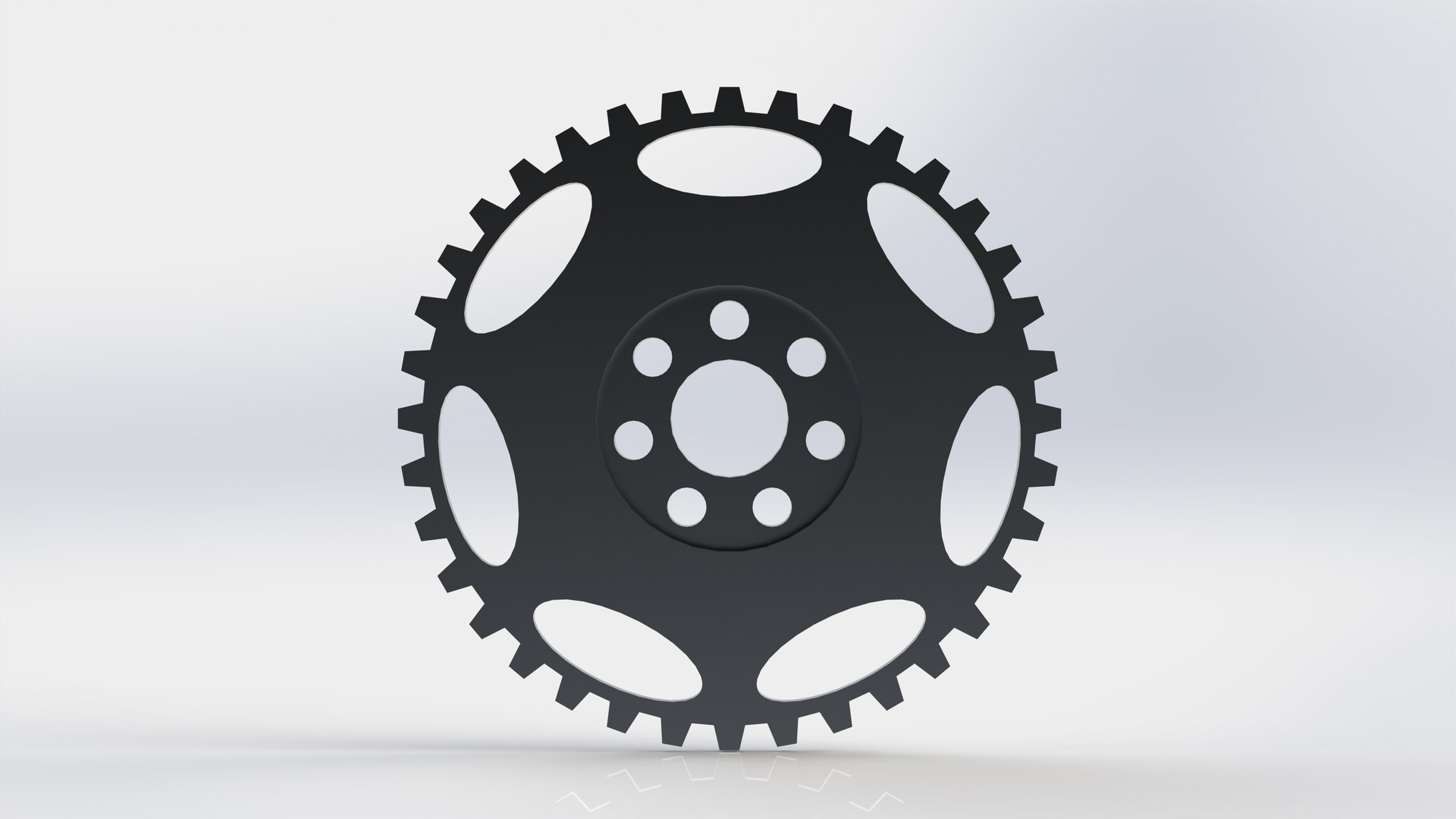 3D Lightened Flywheel Model - TurboSquid 1217730