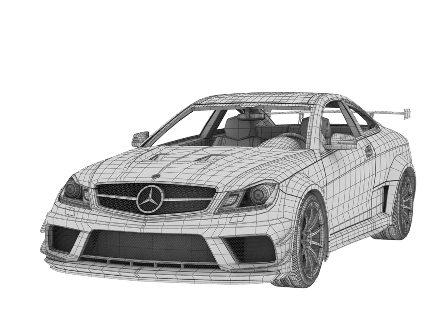 3d mercedes-benz c63 amg