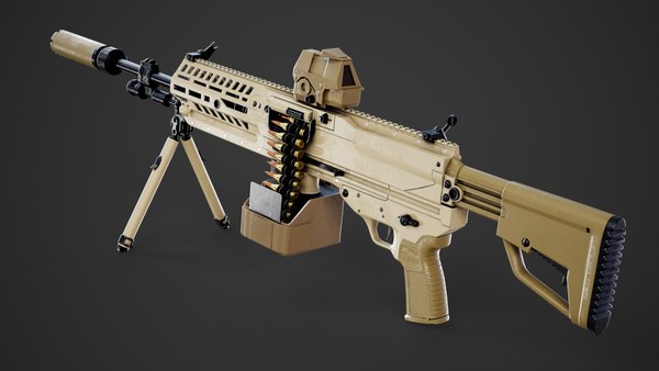 SIG Sauer XM250 기관총 2022 3D 모델 - TurboSquid 1973067