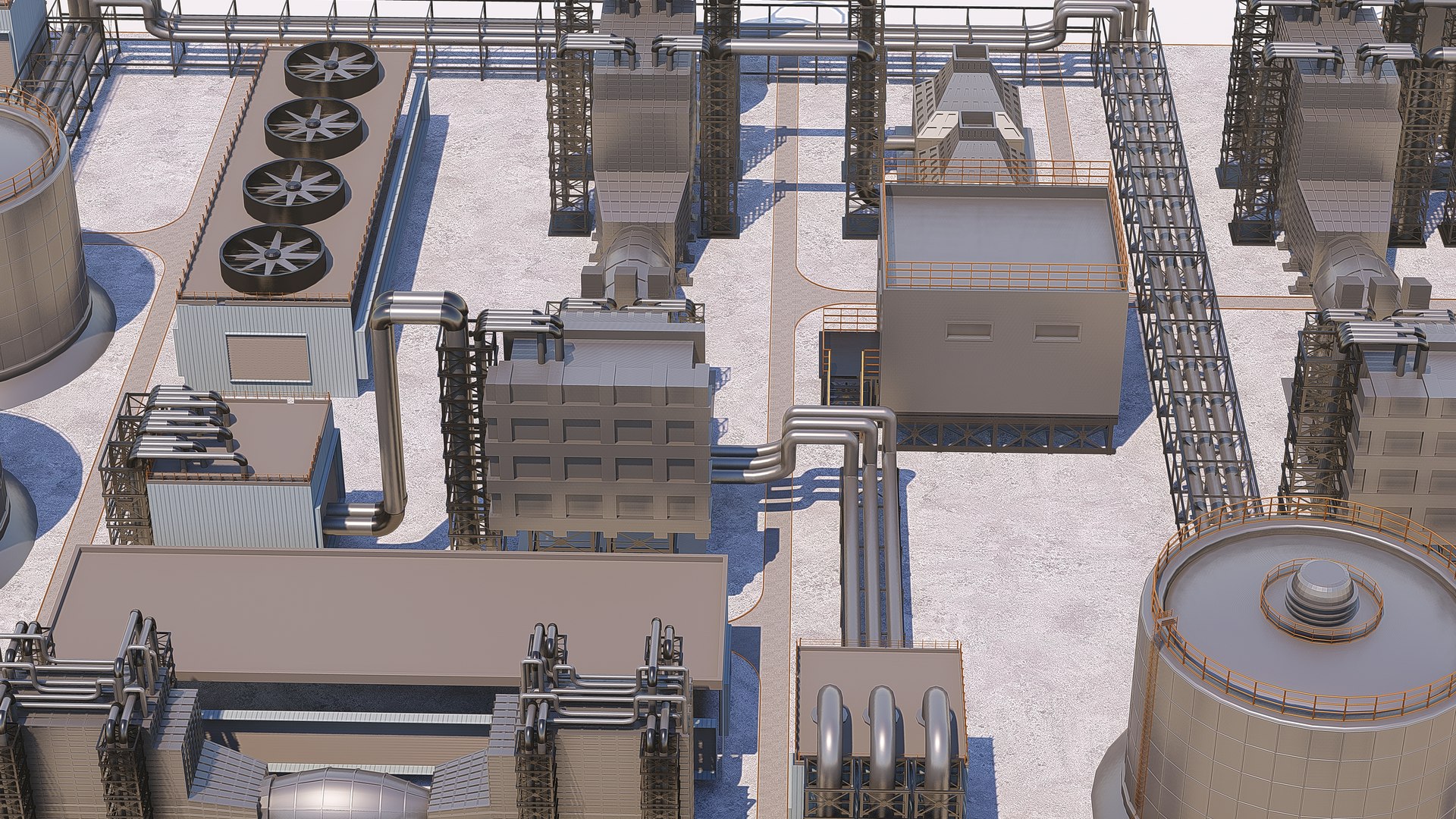3D Industrial Site 01 - TurboSquid 1724011