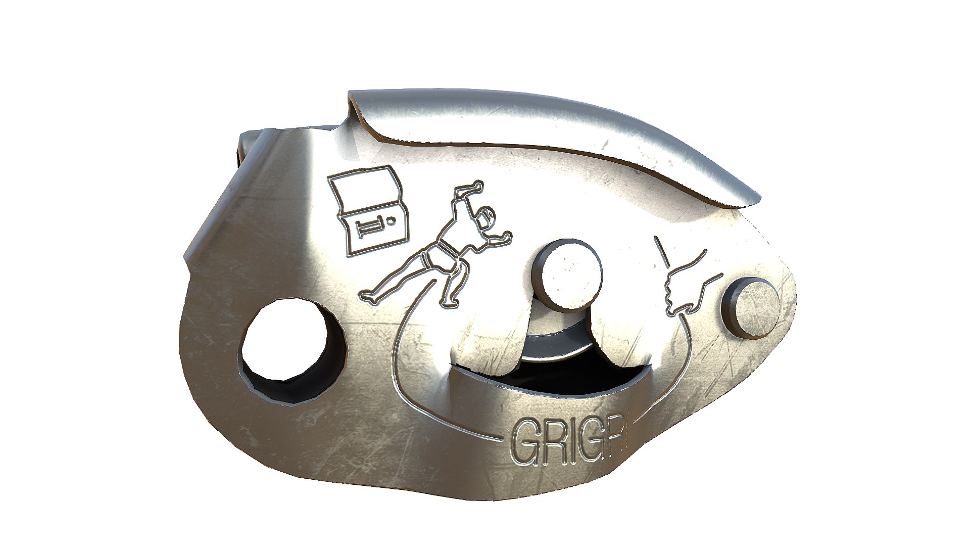 Grigri Climbing Security 3D Model - TurboSquid 1270601