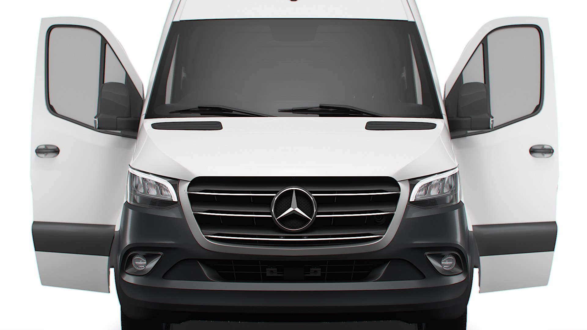 Mercedes Benz Sprinter L2H2 RWD HQ Interior 2025 UKspec 3D Model ...