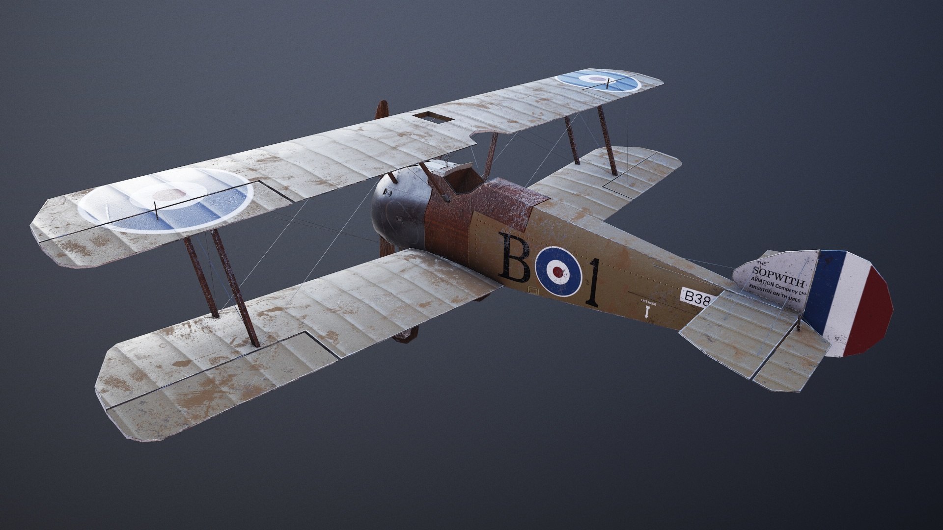 WW1 Aircraft Fighter Realtime Bundle 3D Model - TurboSquid 2404244