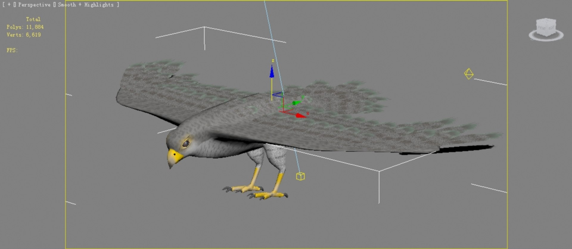 3D model falcon - TurboSquid 2042886