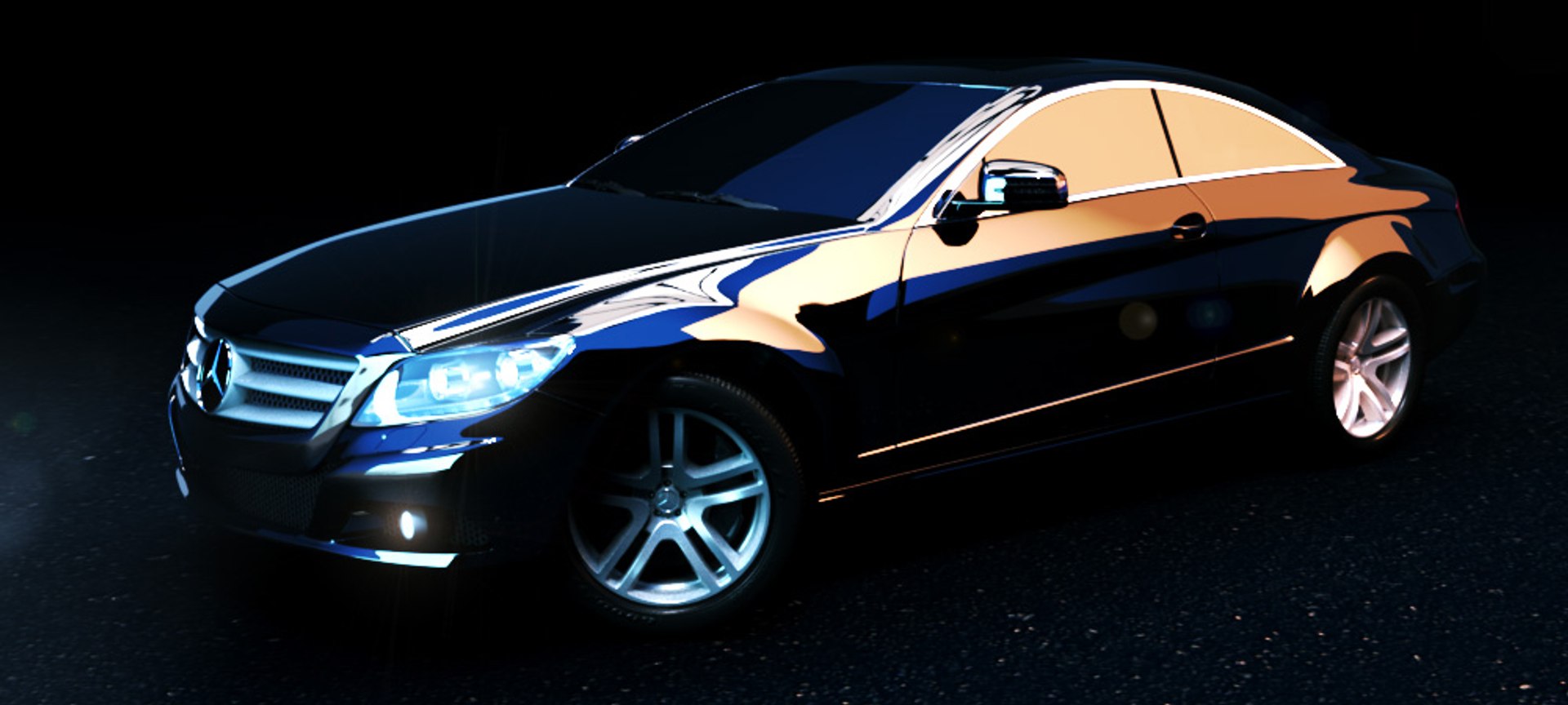 Free Mercedes Benz Cl 3d Model