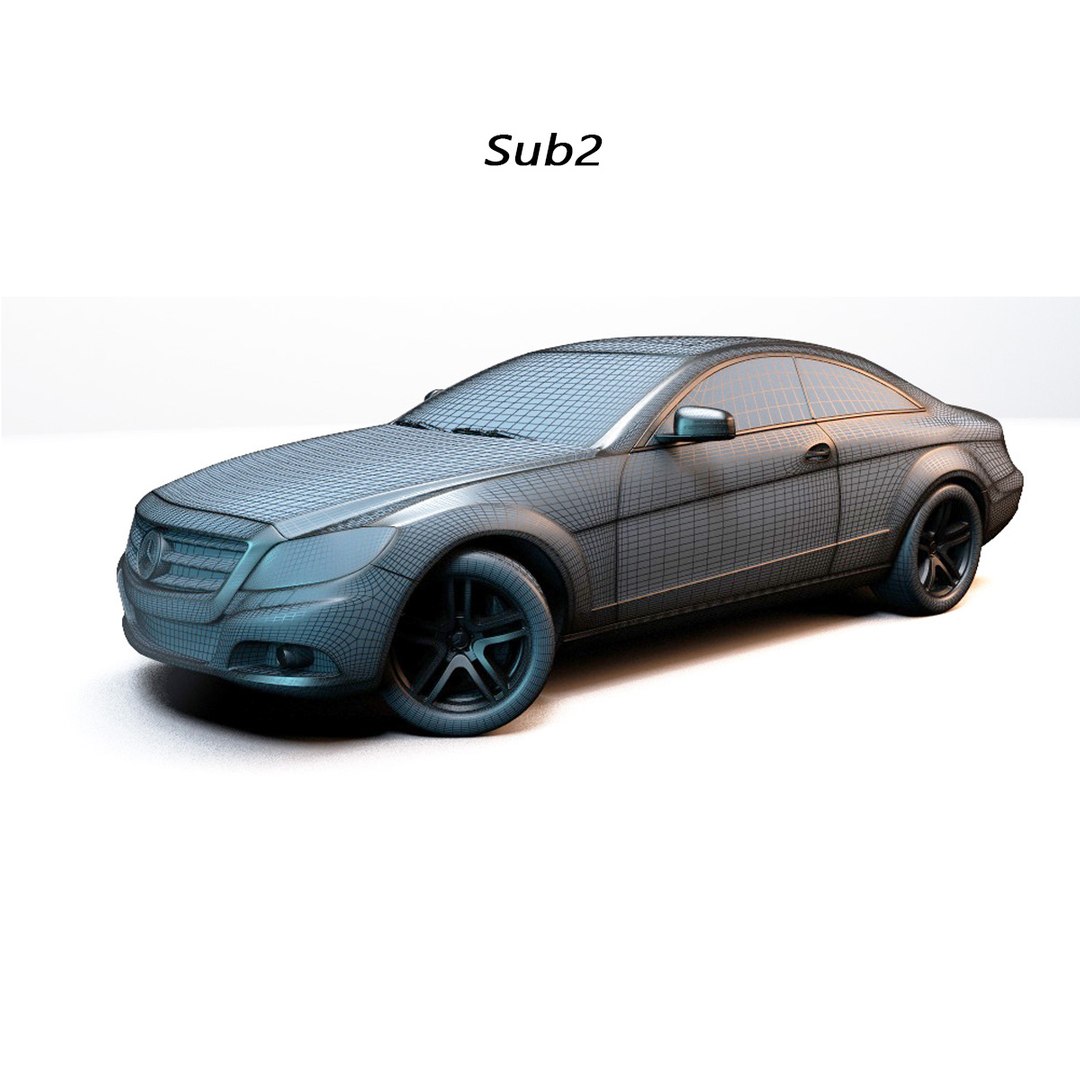 Free Mercedes Benz Cl 3d Model