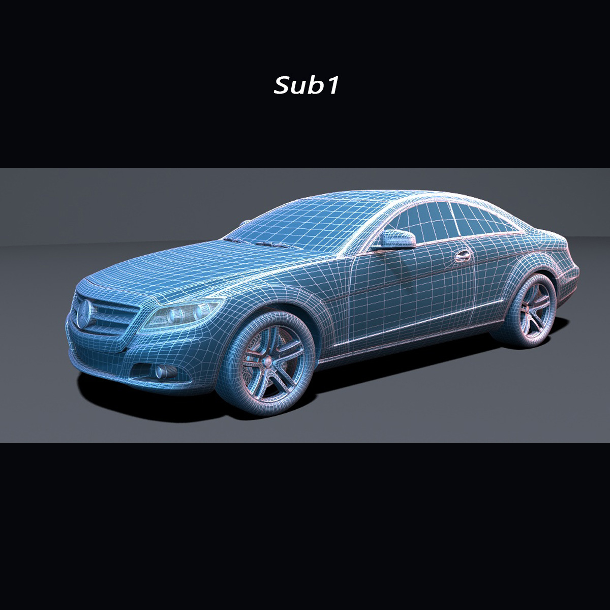 free mercedes benz cl 3d model