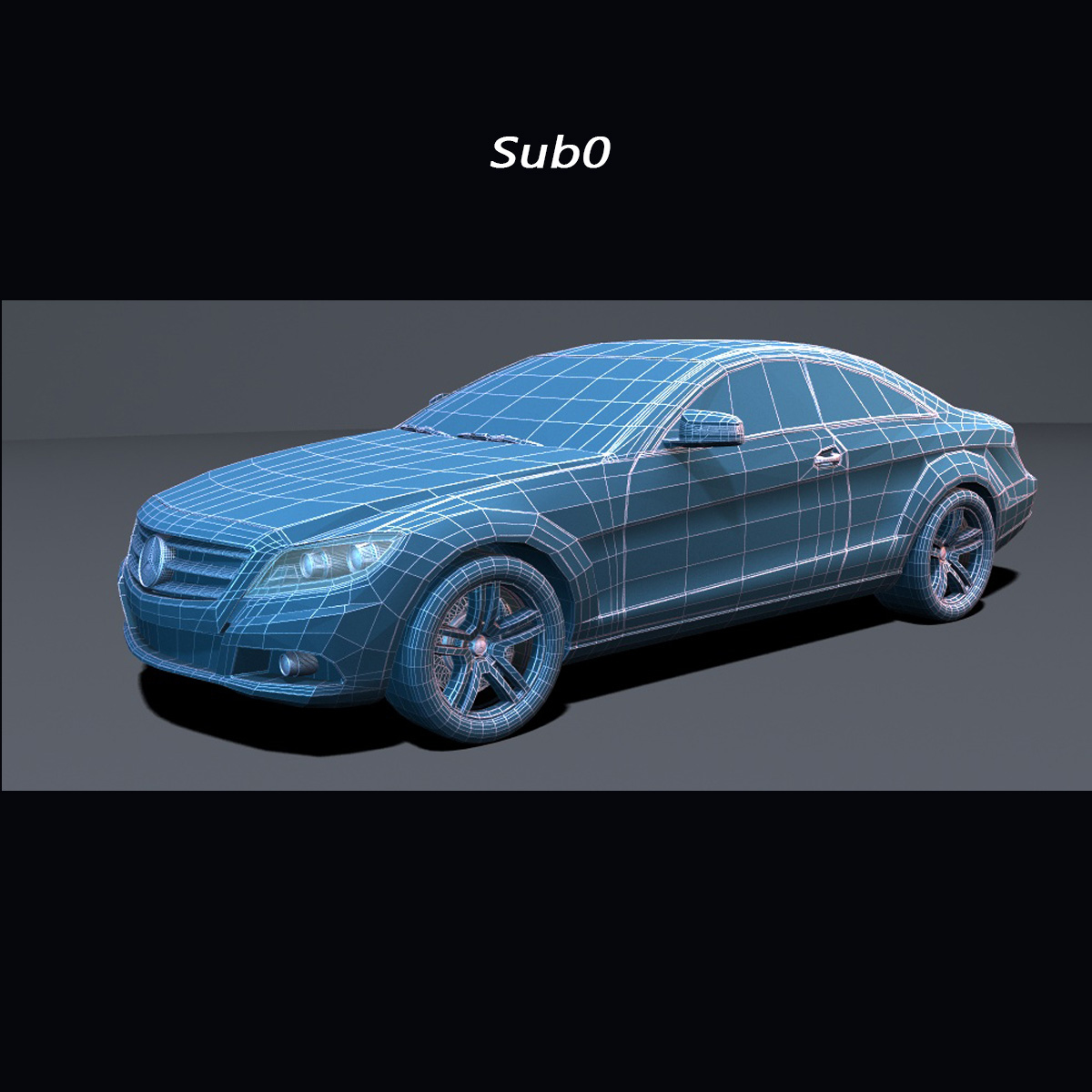 free mercedes benz cl 3d model