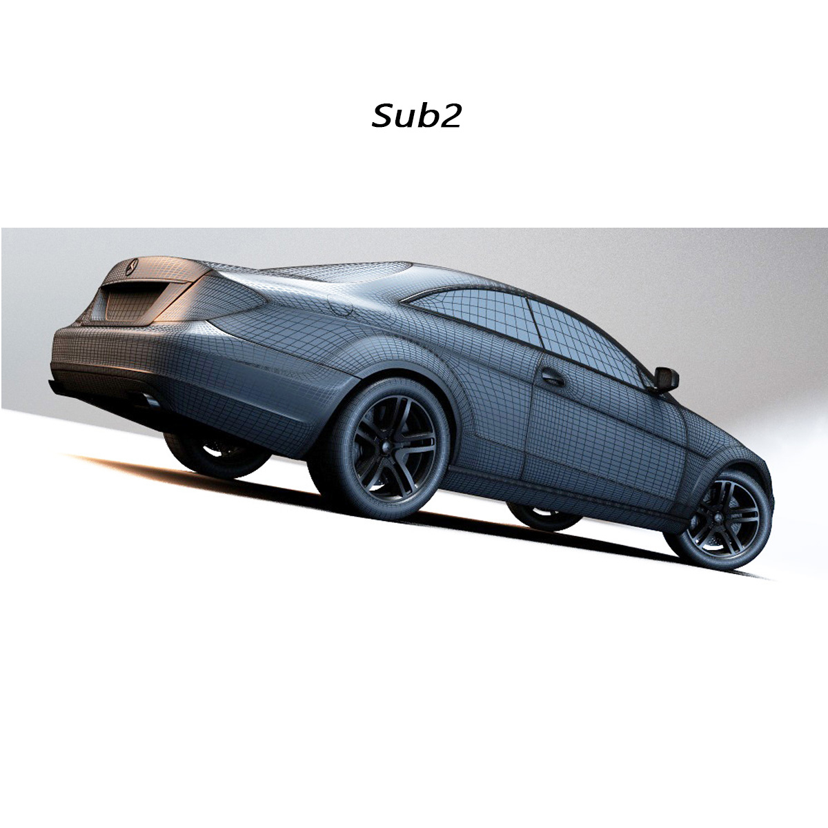 free mercedes benz cl 3d model