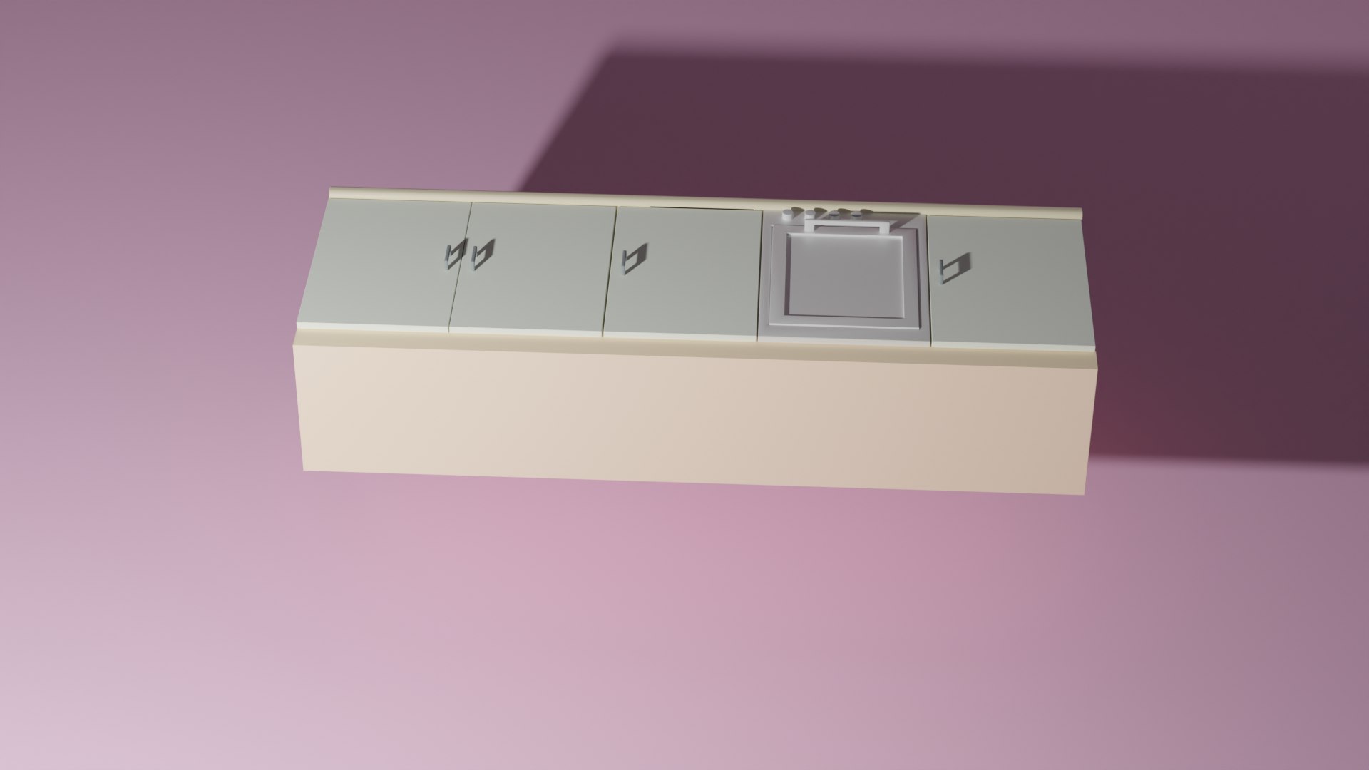 3D Kitchen Counter - TurboSquid 1885493