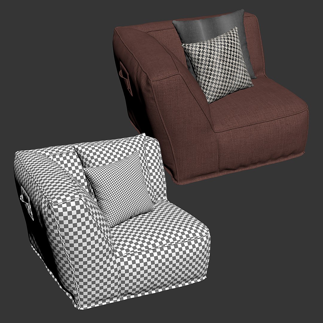 SOFT Corner Module - ATMOSPHERA 3D - TurboSquid 2005278