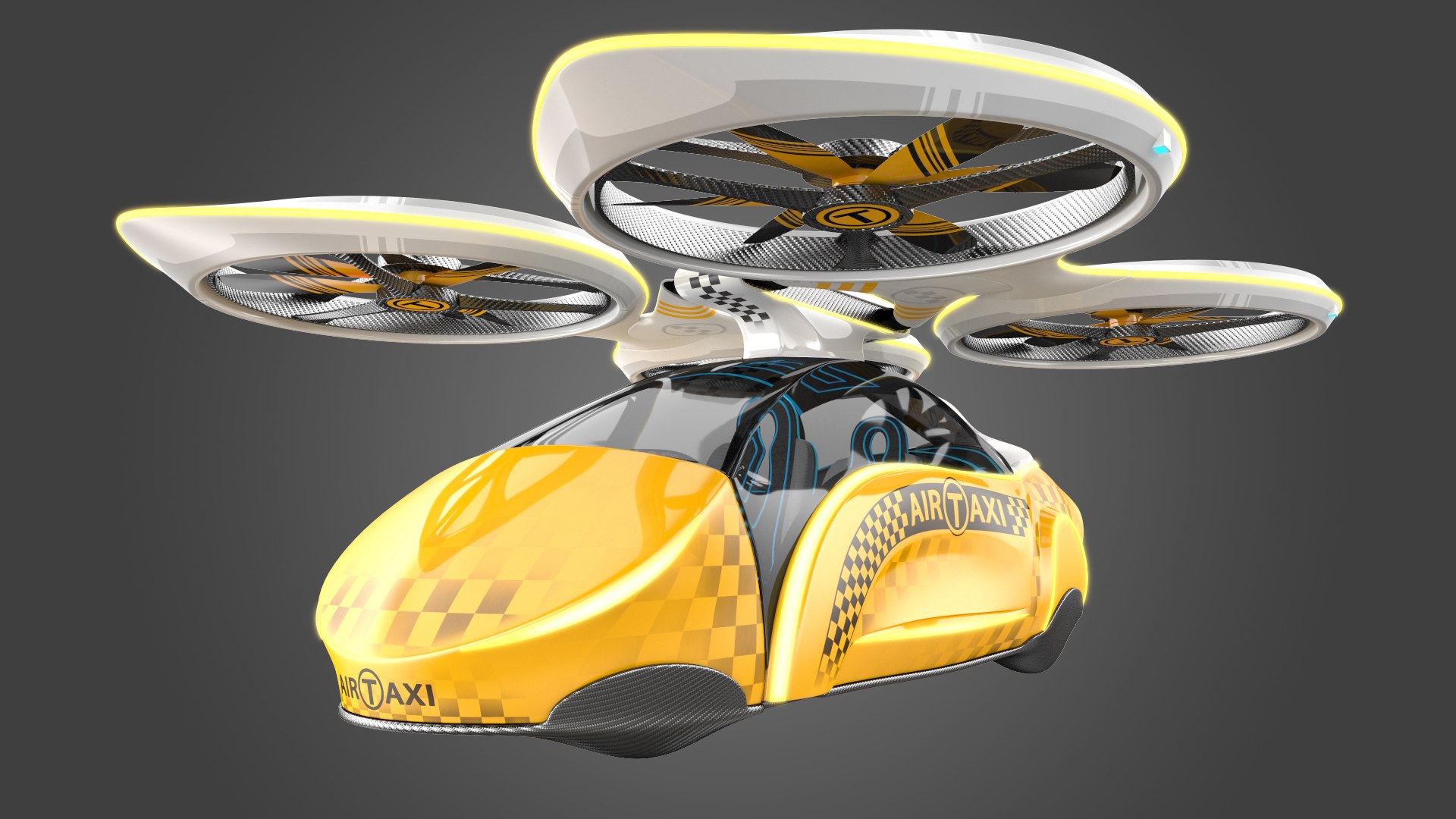 Sci-fi taxi individual 3D - TurboSquid 1685963