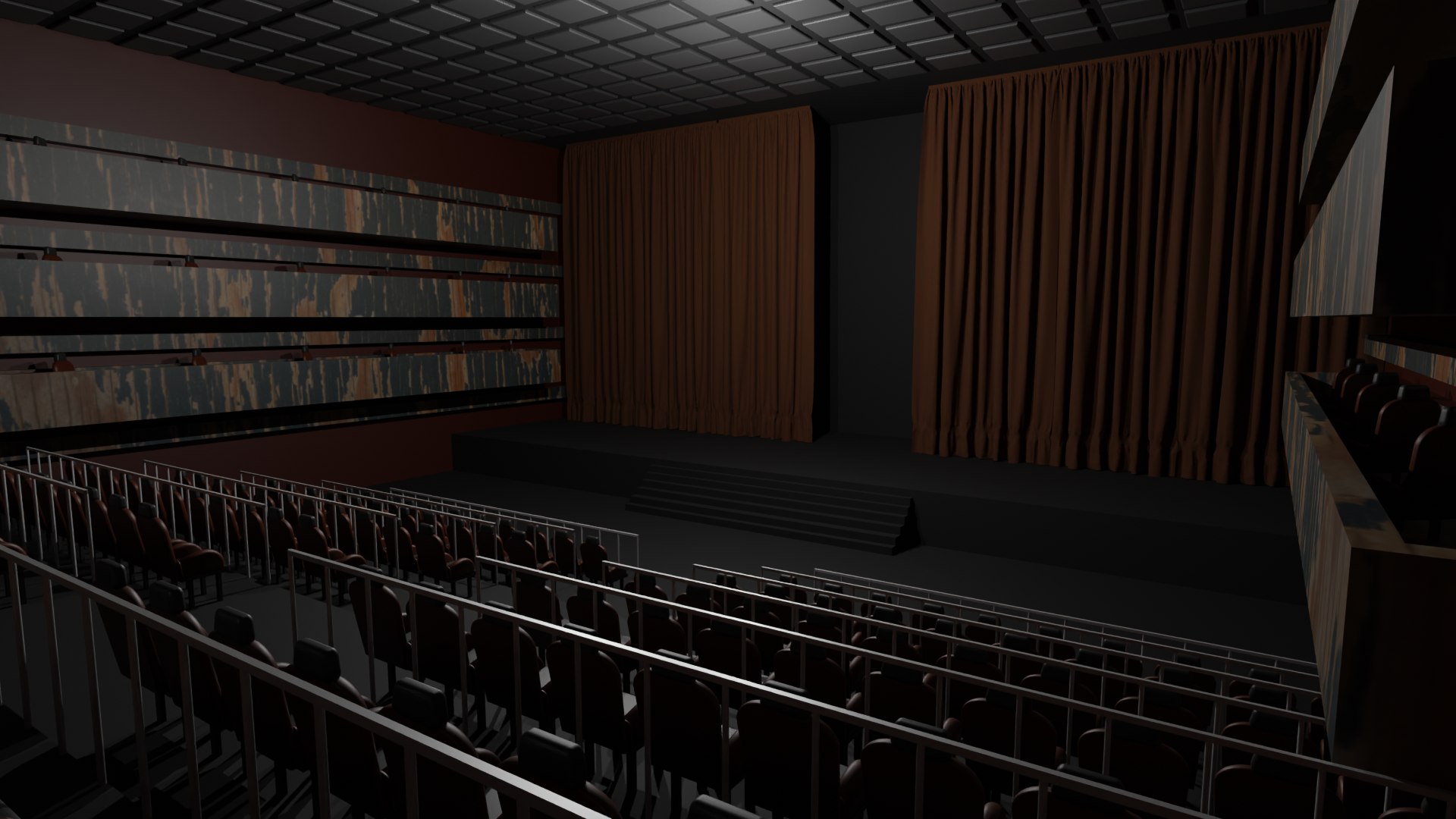 Theater Hall interior model - TurboSquid 2159623