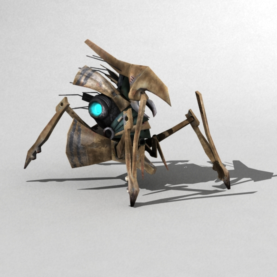 3d Model Defender Robot