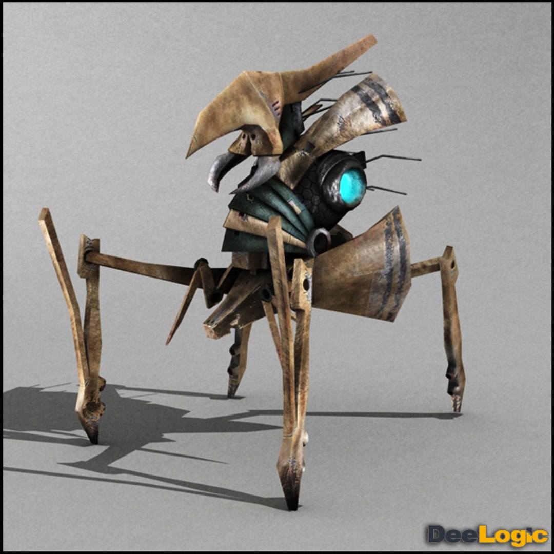 3d Model Defender Robot