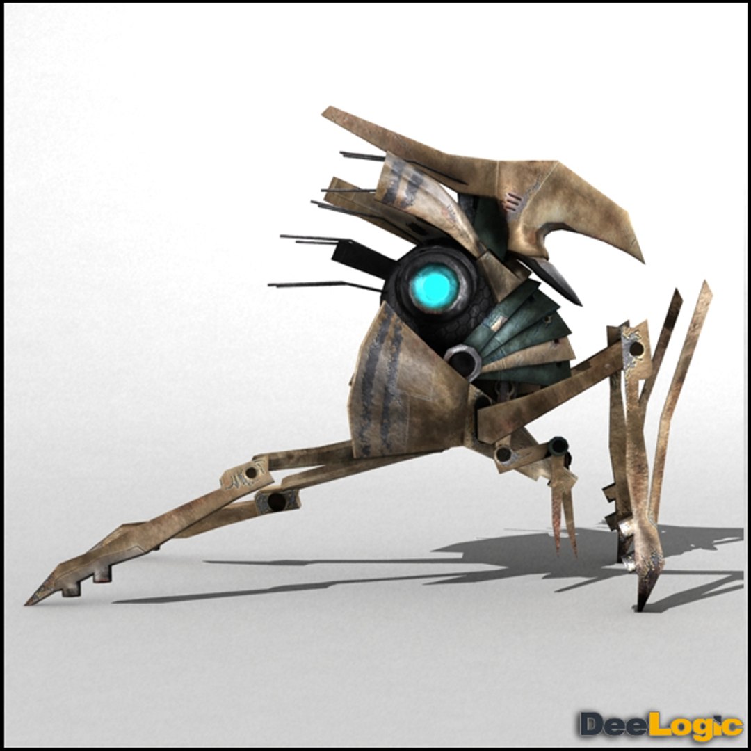 3d Model Defender Robot