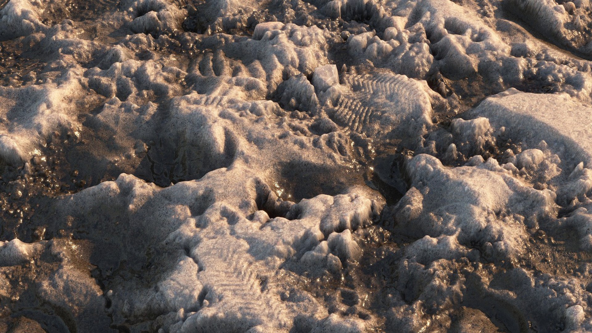 4k Snow Mud Material 01 Model - TurboSquid 2280263