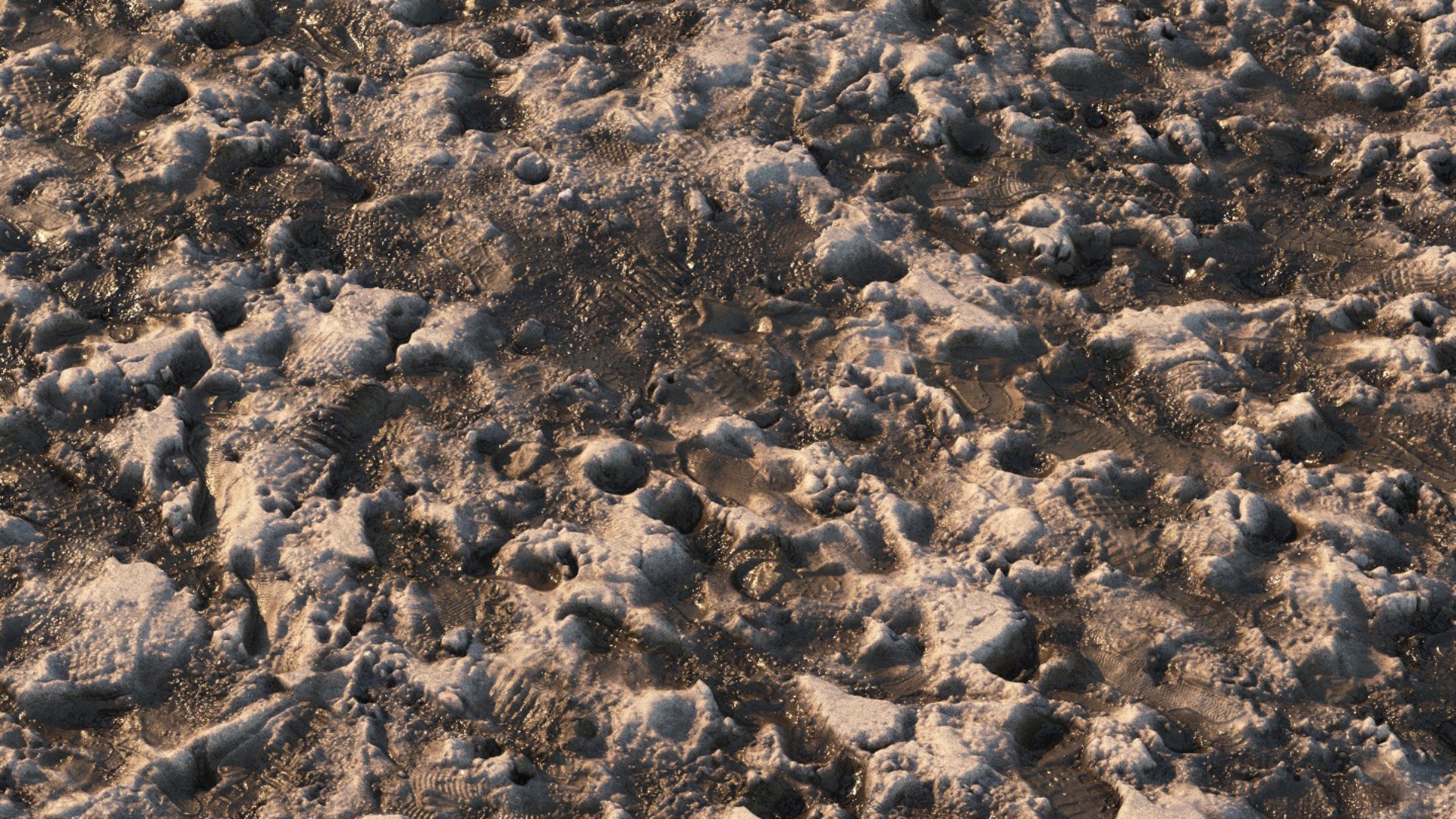 4k Snow Mud Material 01 Model - TurboSquid 2280263