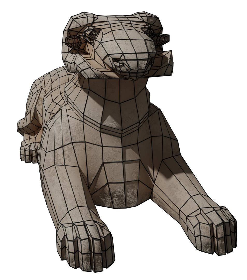 Sheep statue 3D model - TurboSquid 1686197