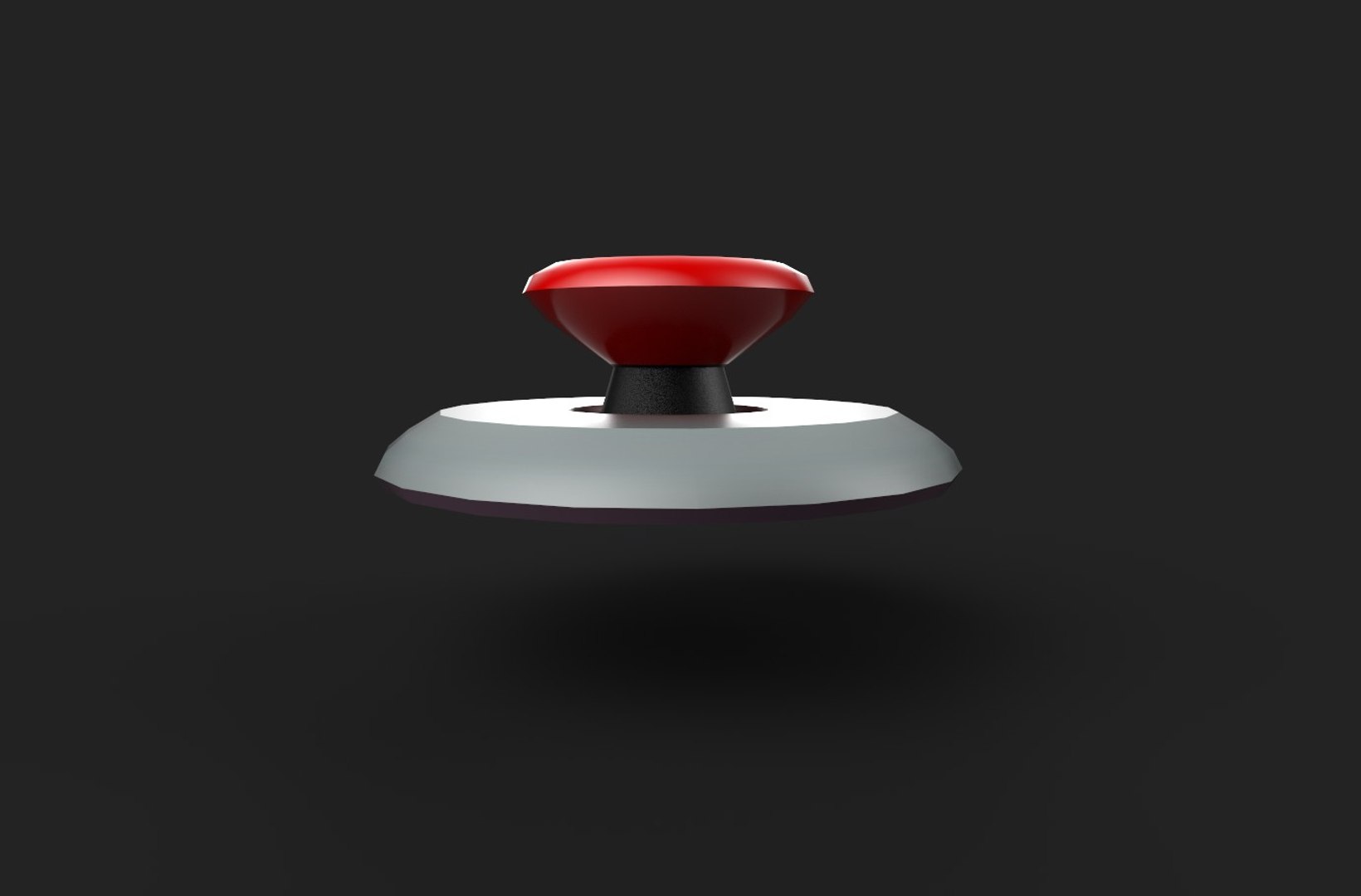 Radiation button 3D model - TurboSquid 1649472