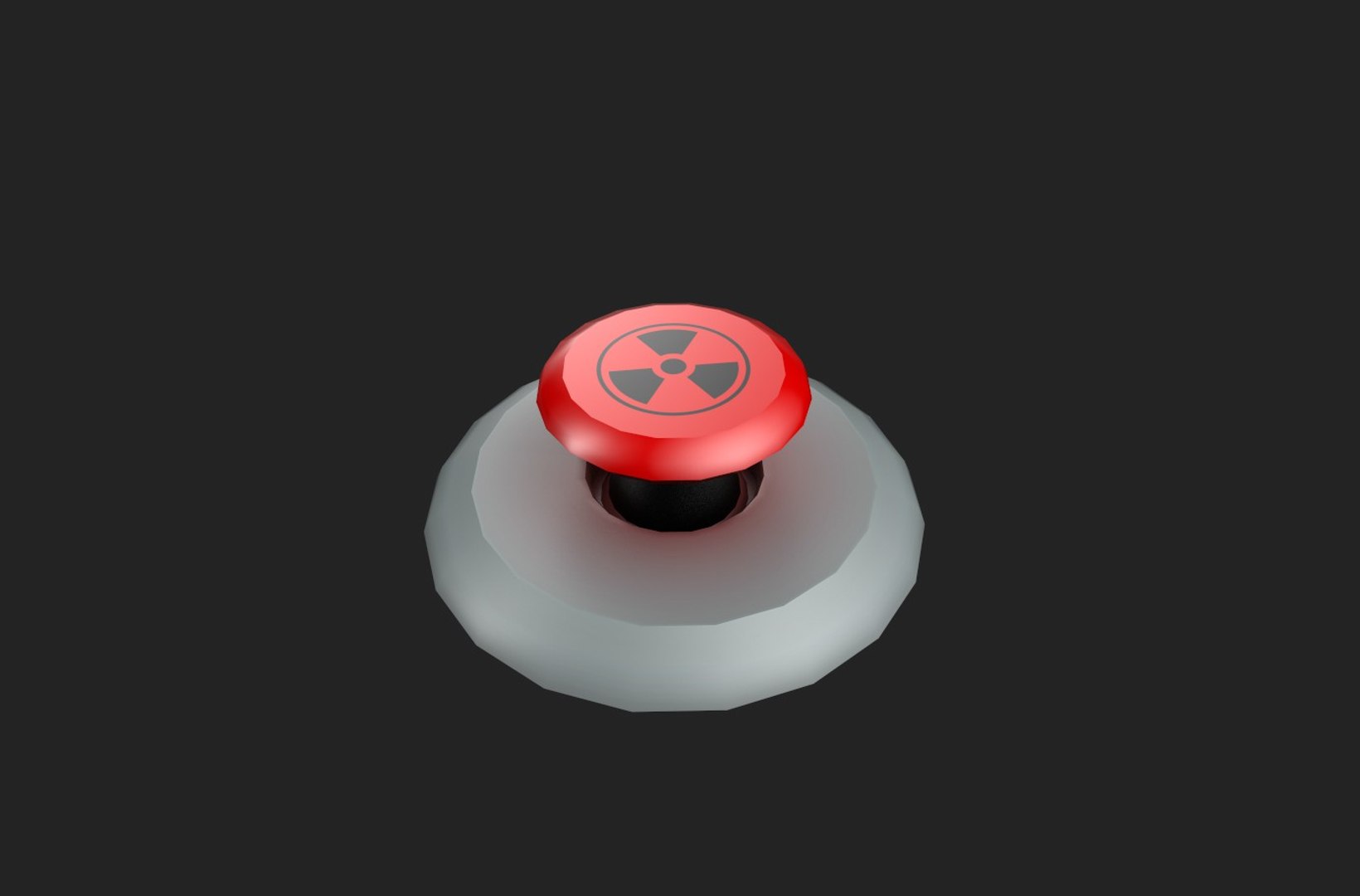 Radiation button 3D model - TurboSquid 1649472