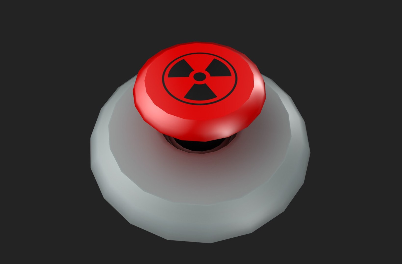 Radiation button 3D model - TurboSquid 1649472