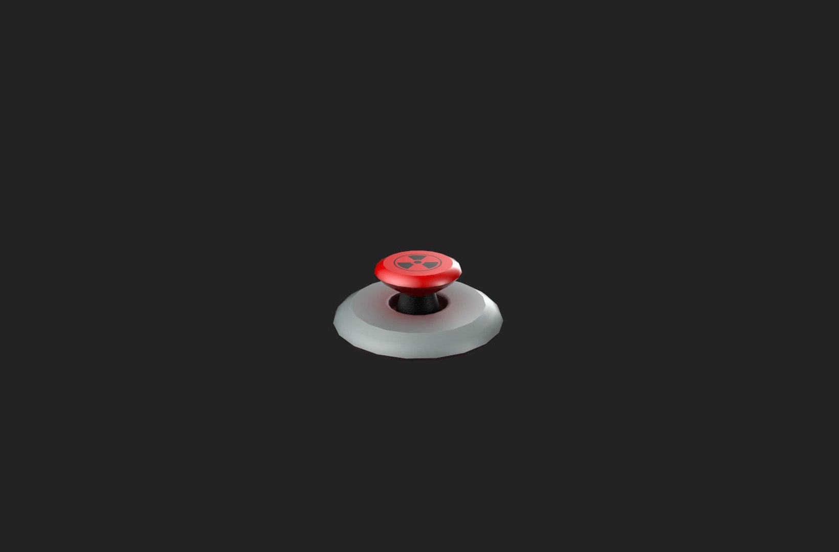 Radiation button 3D model - TurboSquid 1649472