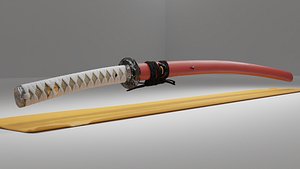 Download 3D Katana Blender Models - TurboSquid