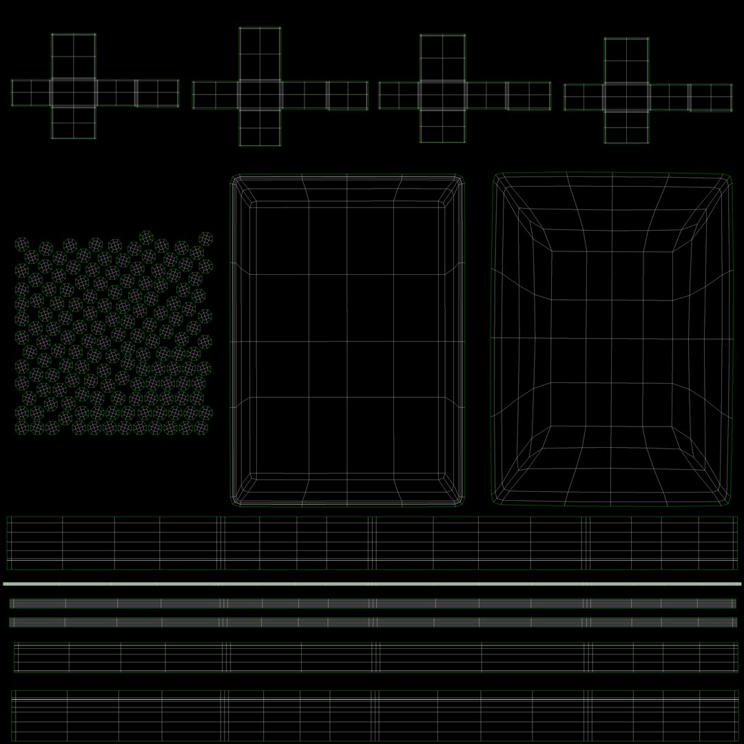 Ethan Allen Bennett Ottoman 3D Model - TurboSquid 1969444