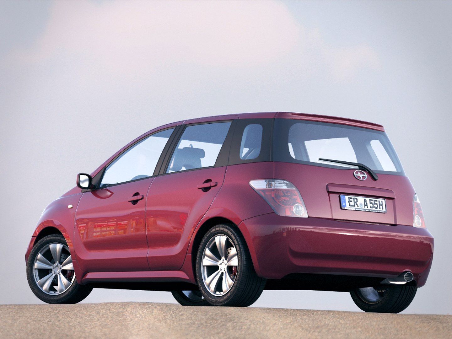 3d Scion Xa Car Model