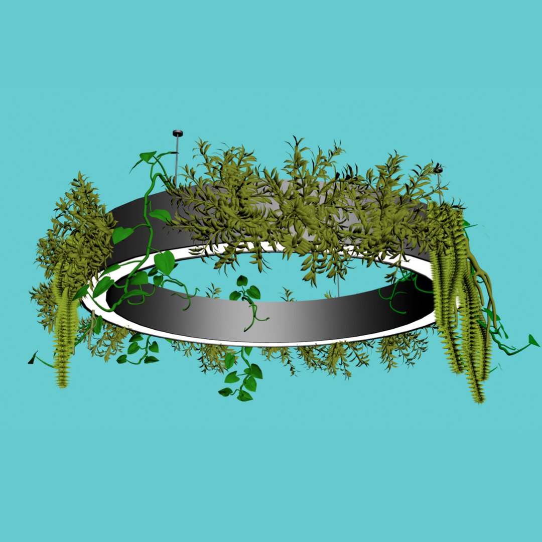Fancy Round Ceiling Light 3D - TurboSquid 2051842