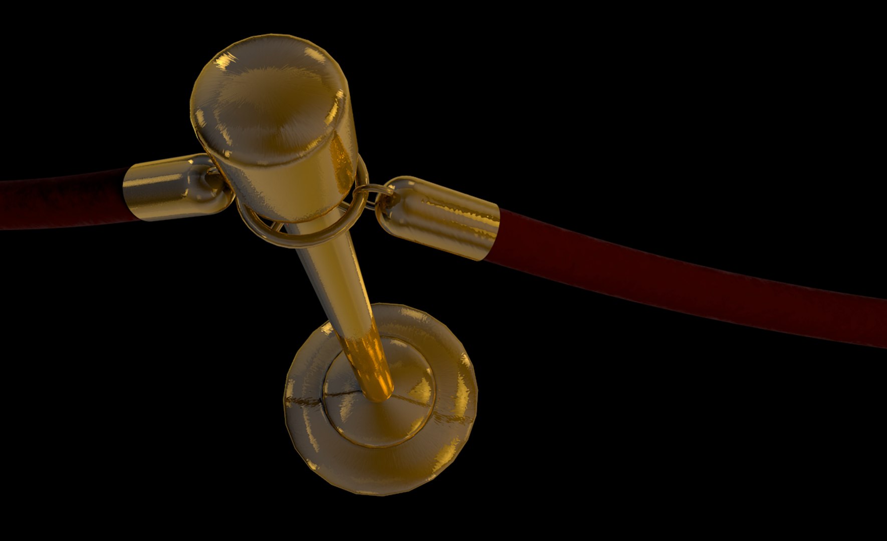 c4d velvet rope