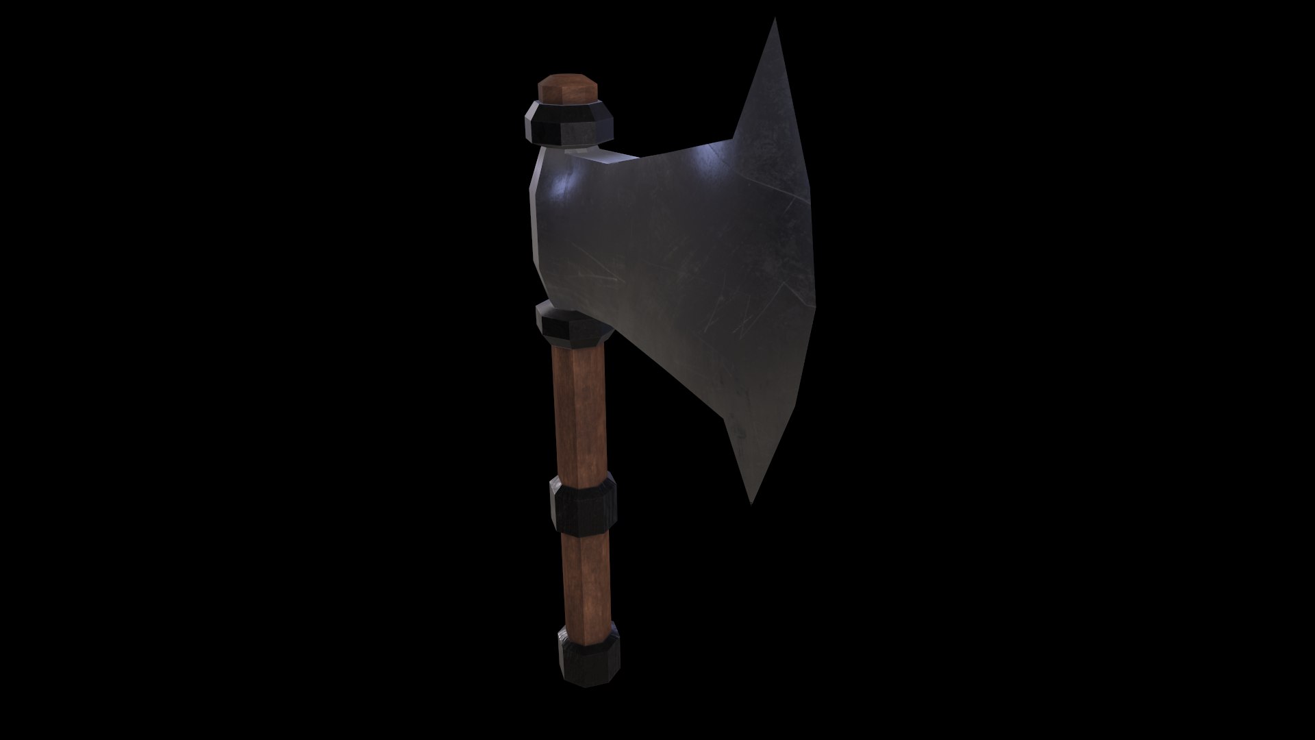 3D Ax Game Ready Low Poly PBR 3D Model model - TurboSquid 2182768