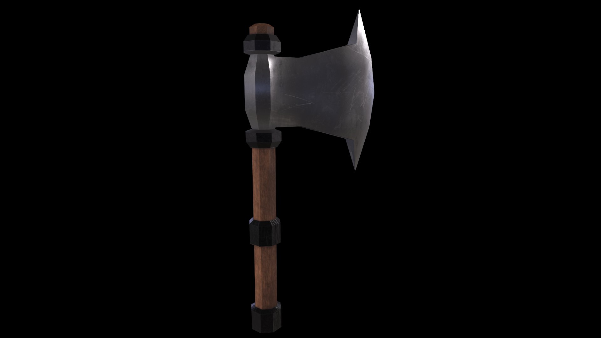 3D Ax Game Ready Low Poly PBR 3D Model model - TurboSquid 2182768