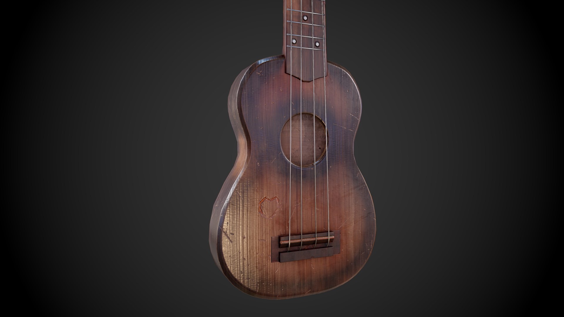 Ukulele 3D model - TurboSquid 1830254