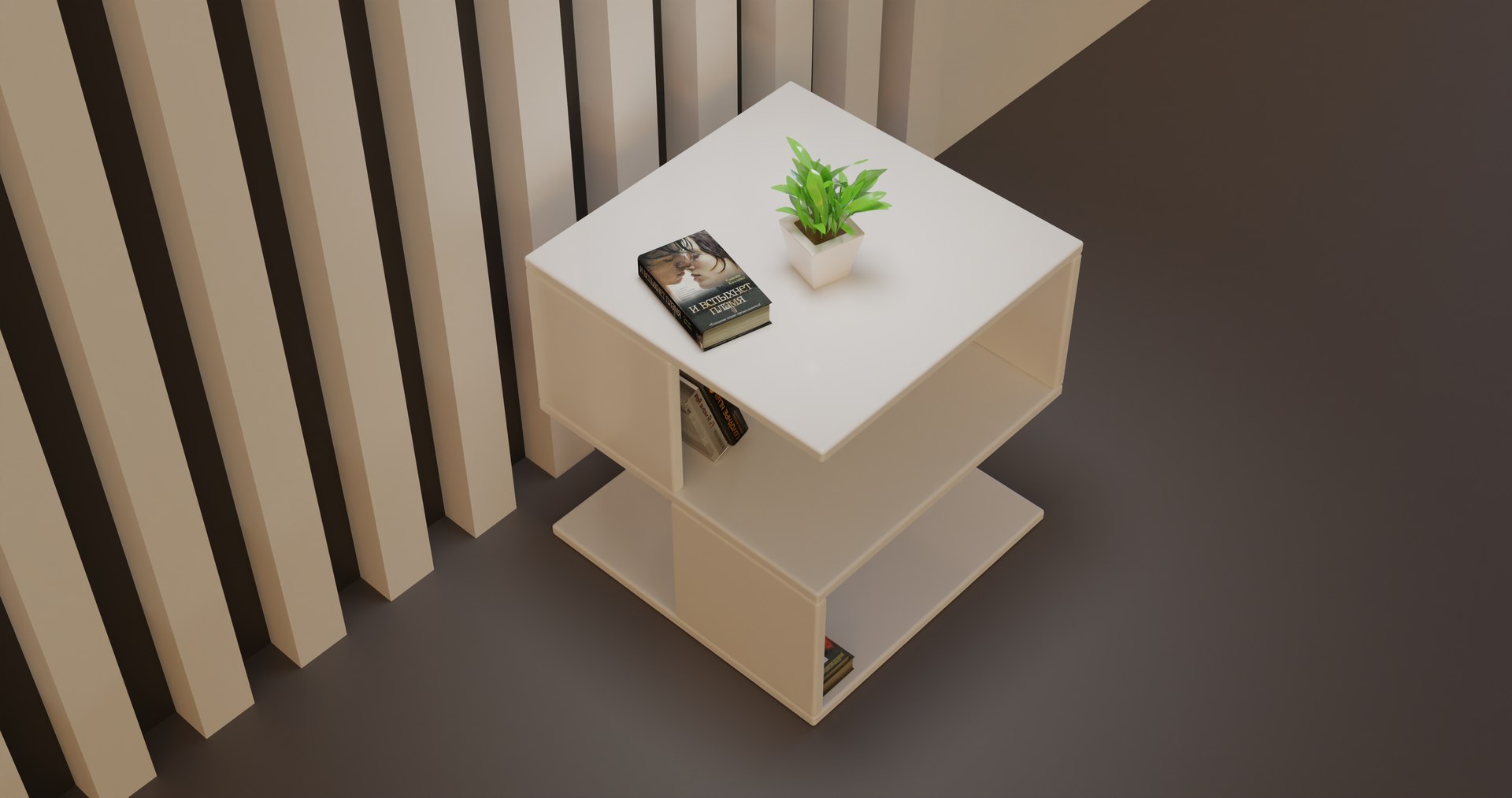 Bed Side Wood Table 3D - TurboSquid 1909660