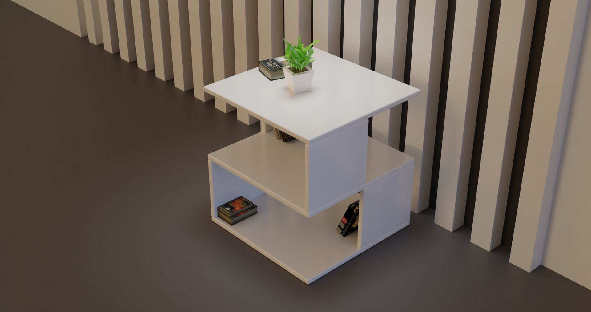 Bed Side Wood Table 3D - TurboSquid 1909660