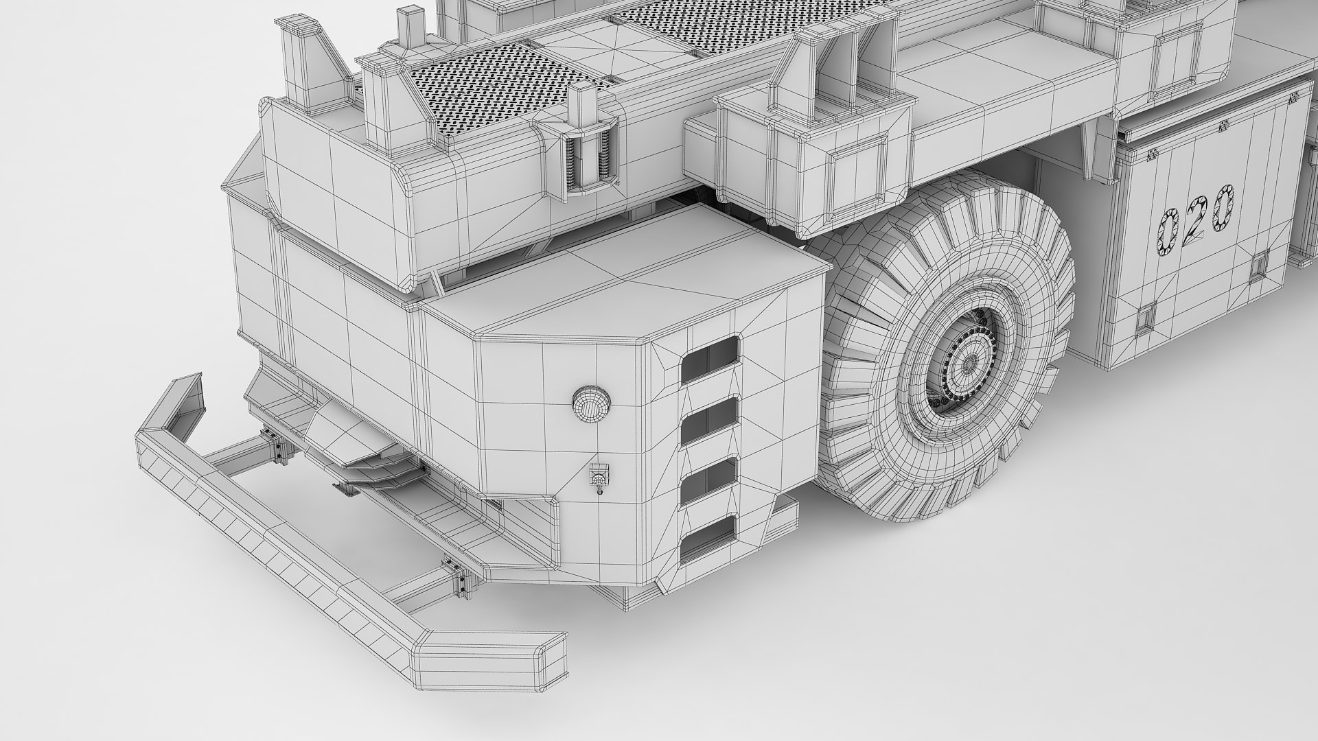 3D Model Self Drive Loader Platform 01 - TurboSquid 1778017