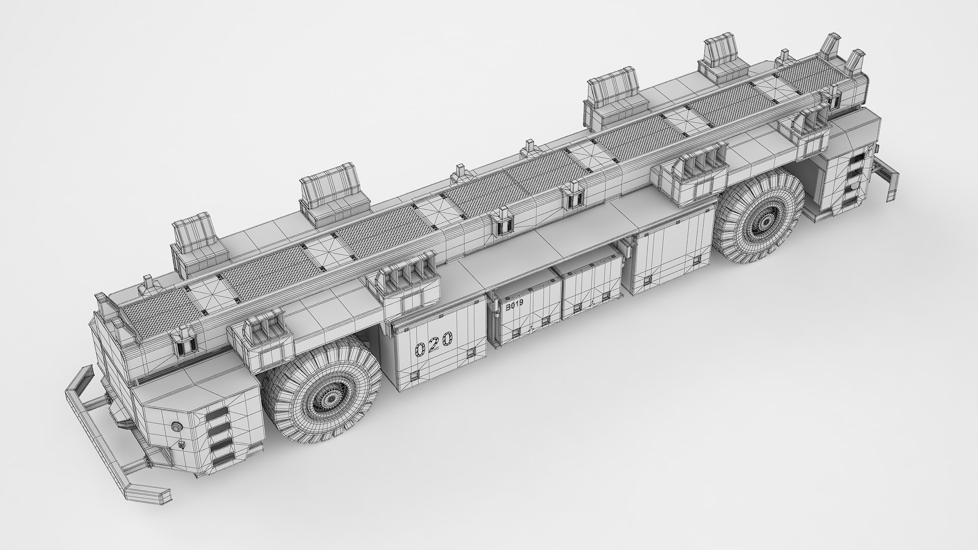 3D Model Self Drive Loader Platform 01 - TurboSquid 1778017