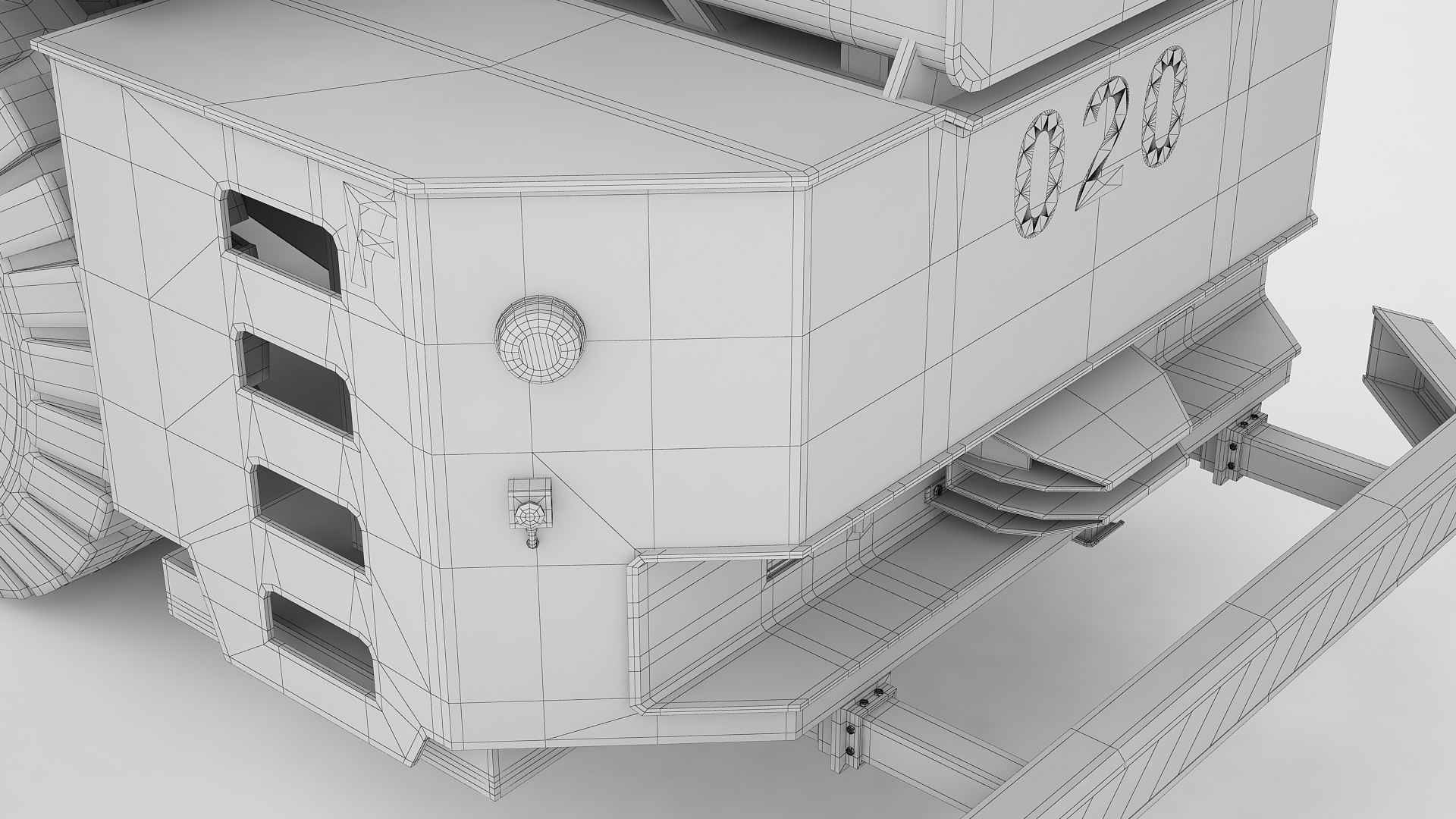 3D Model Self Drive Loader Platform 01 - TurboSquid 1778017