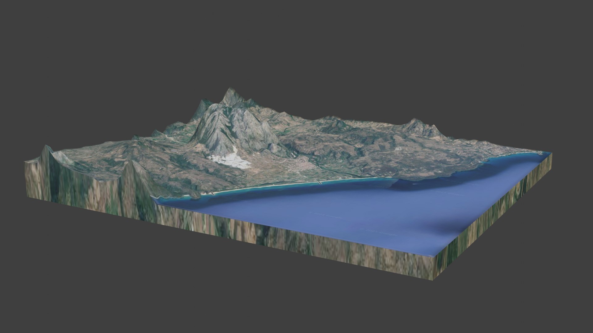 3D Noshaq Mountain Model - TurboSquid 1826044