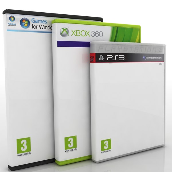 3d dvd box case model