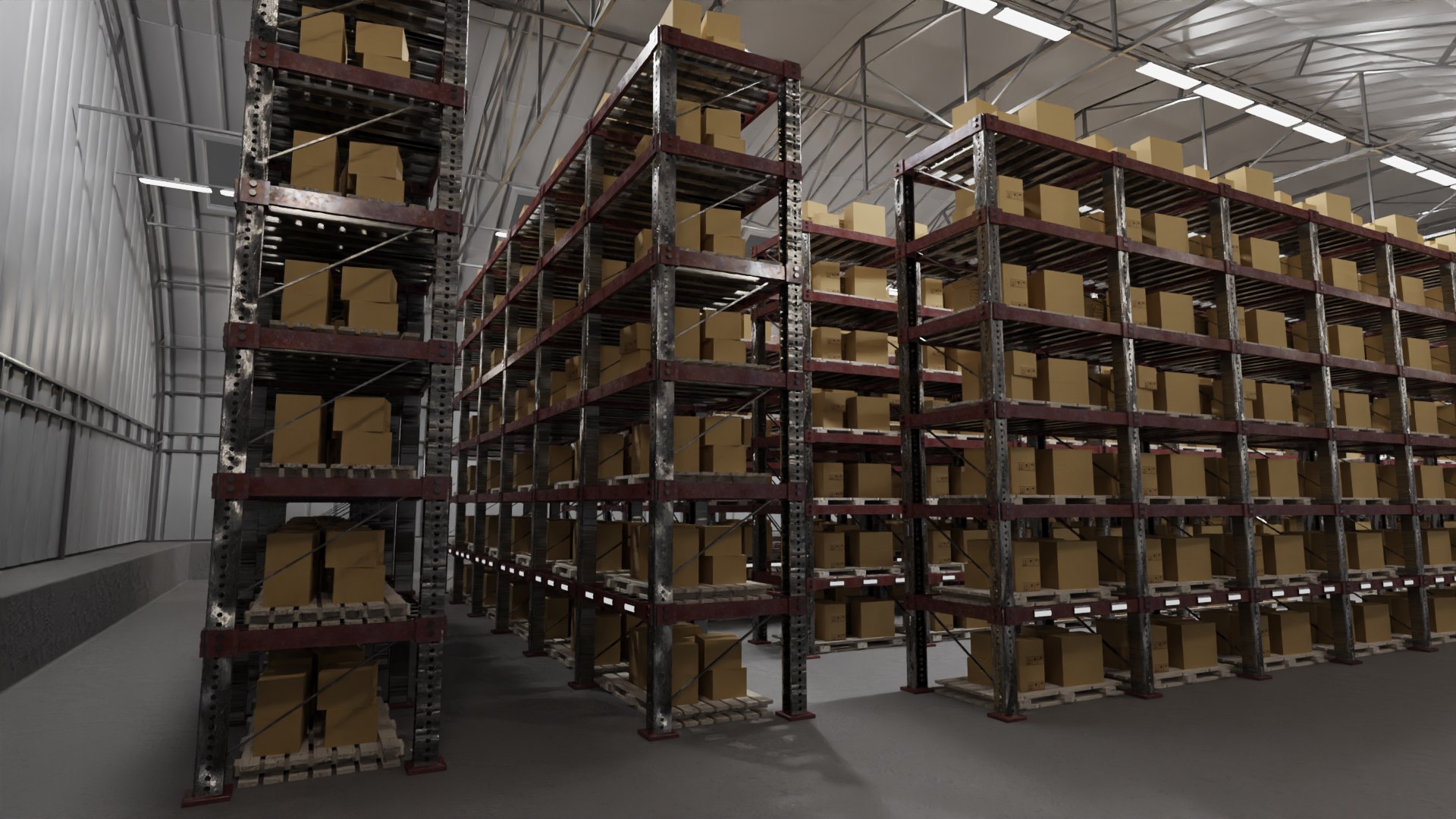 Warehouse Model - TurboSquid 2236905