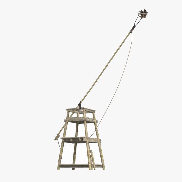 modelo 3d Ancient weapons fixed large lamp stand - TurboSquid 2014548