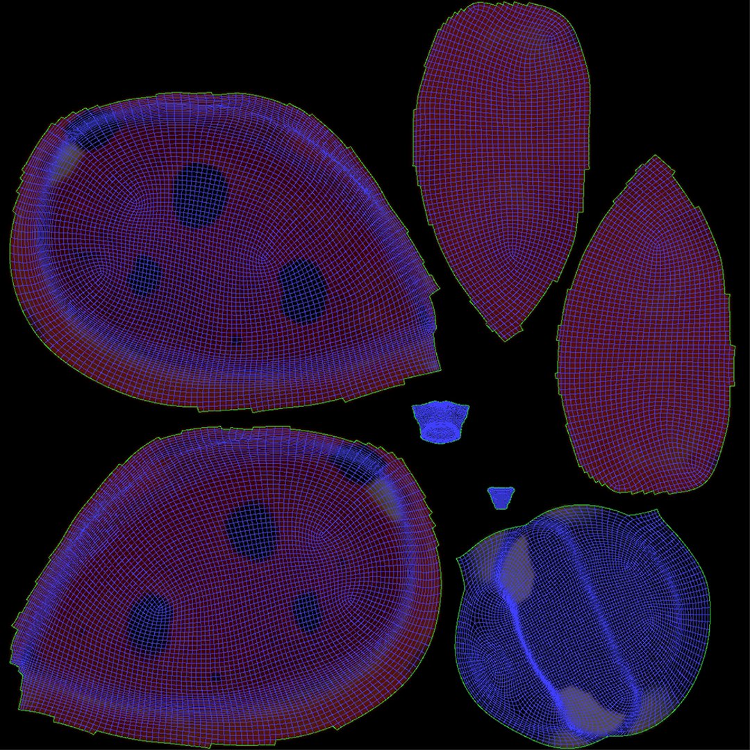 Ladybug Fur Ornatrix 2 3D Model - TurboSquid 1186265