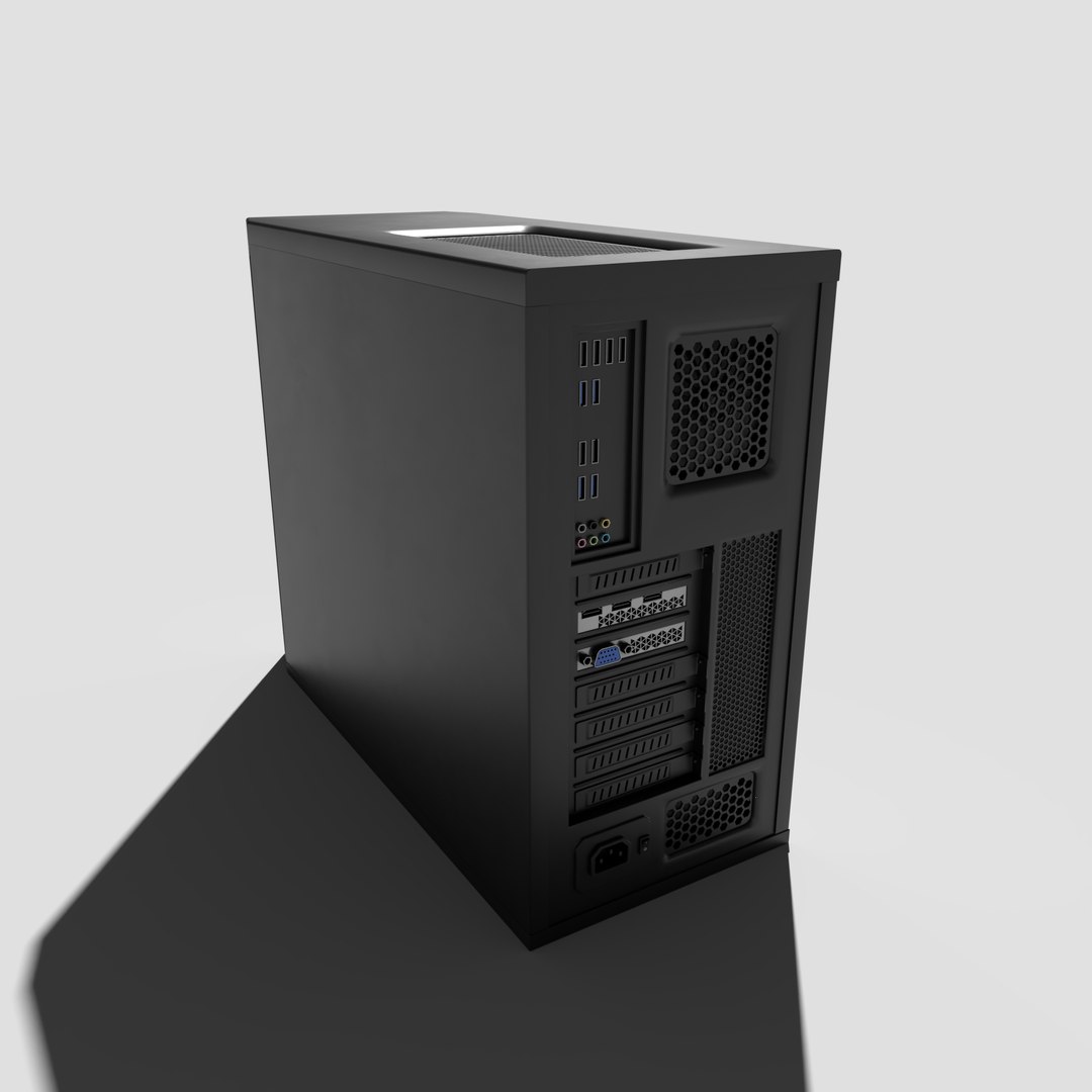 3D Pbr Pc Case - TurboSquid 1643335