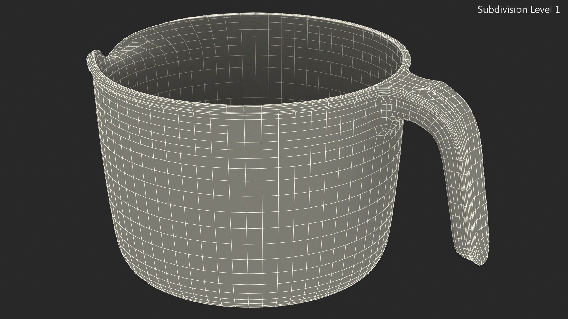 3D Pyrex Measuring Cup 1000ml - TurboSquid 1964625