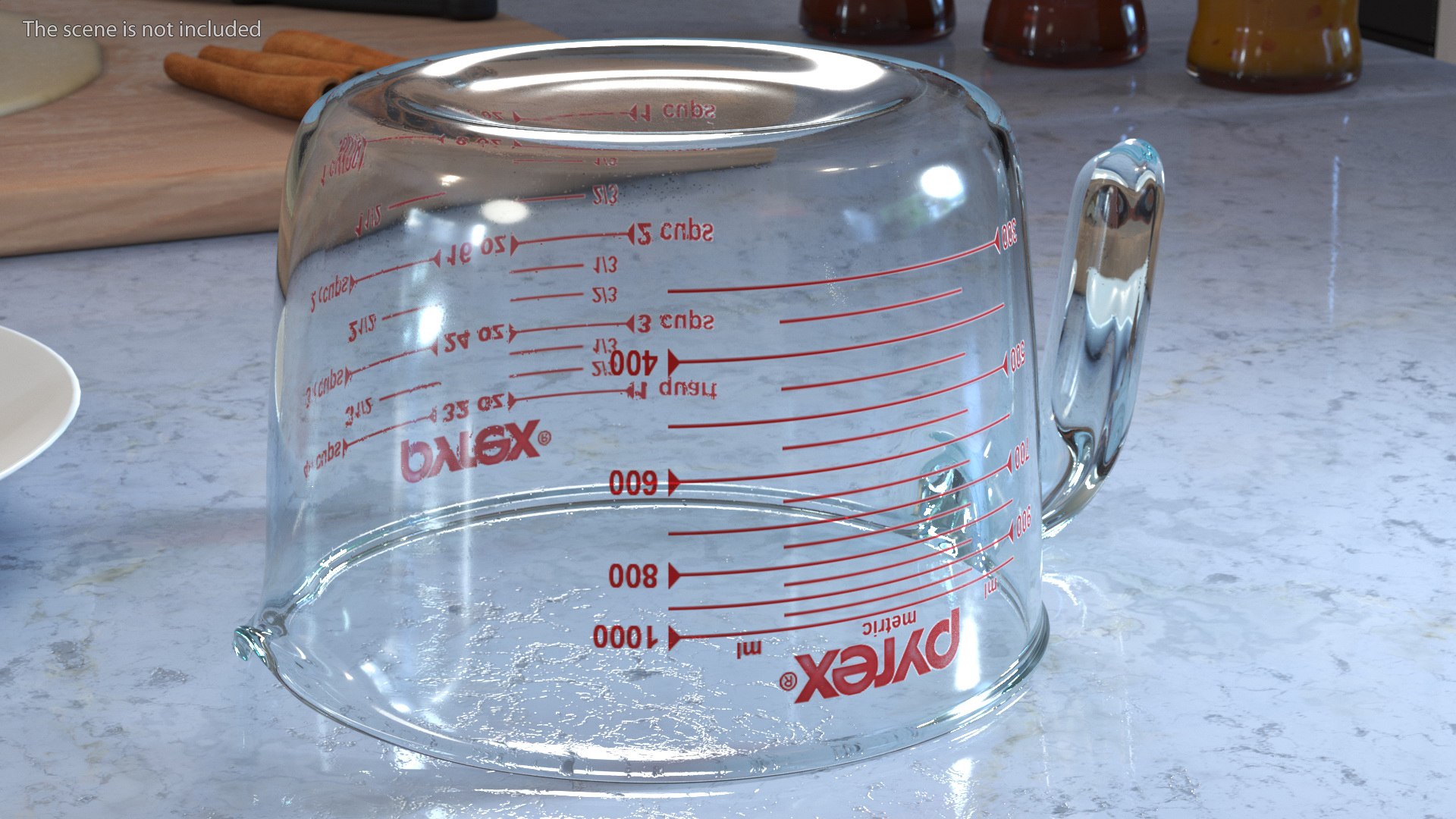 3D Pyrex Measuring Cup 1000ml - TurboSquid 1964625