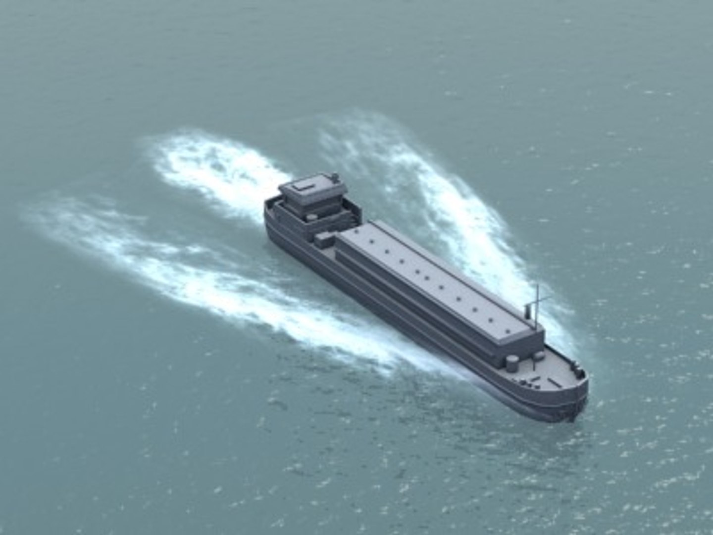 Ships Bow Wake 3d Model