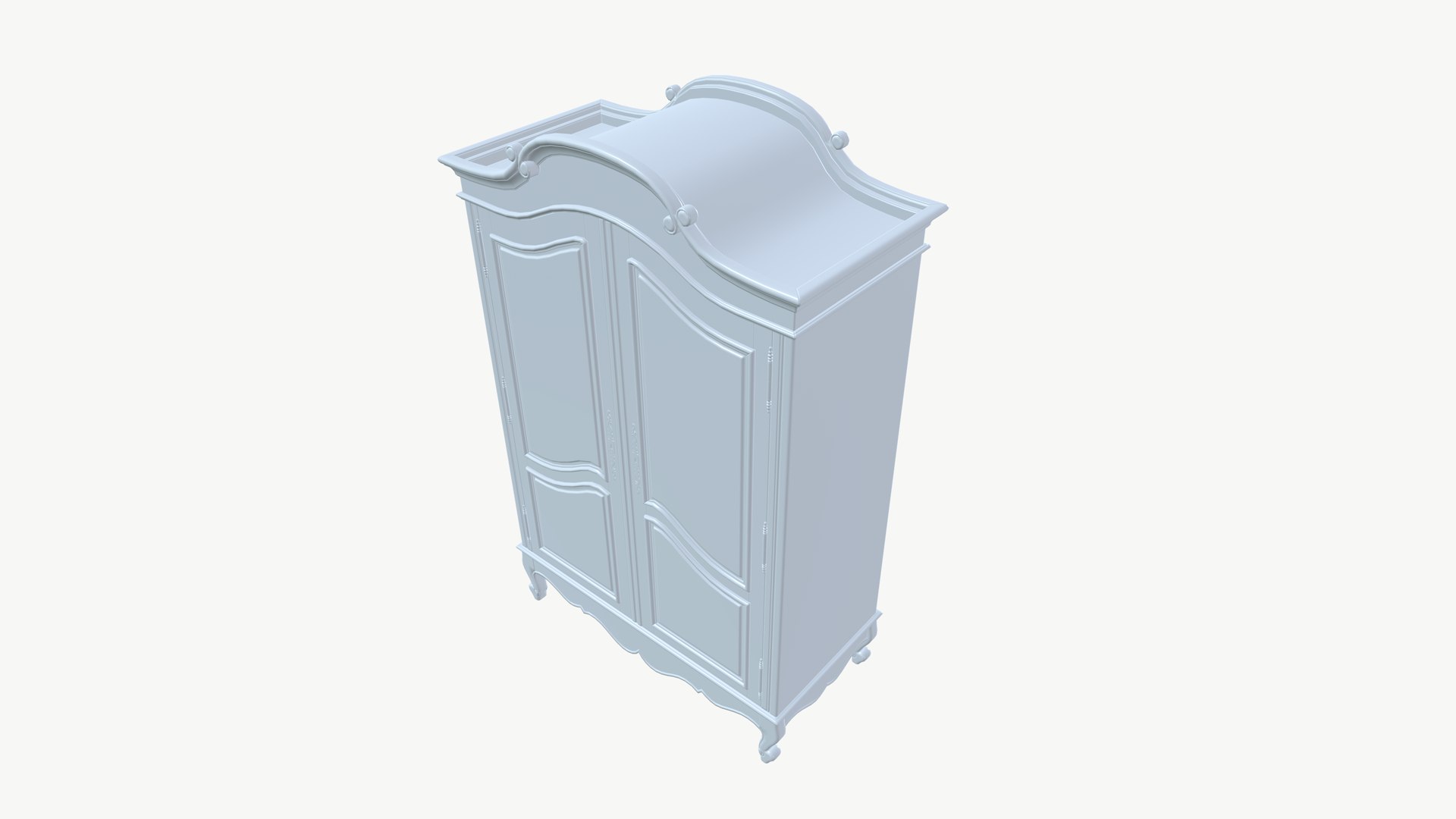 Wardrobe 3D Model - TurboSquid 2346206